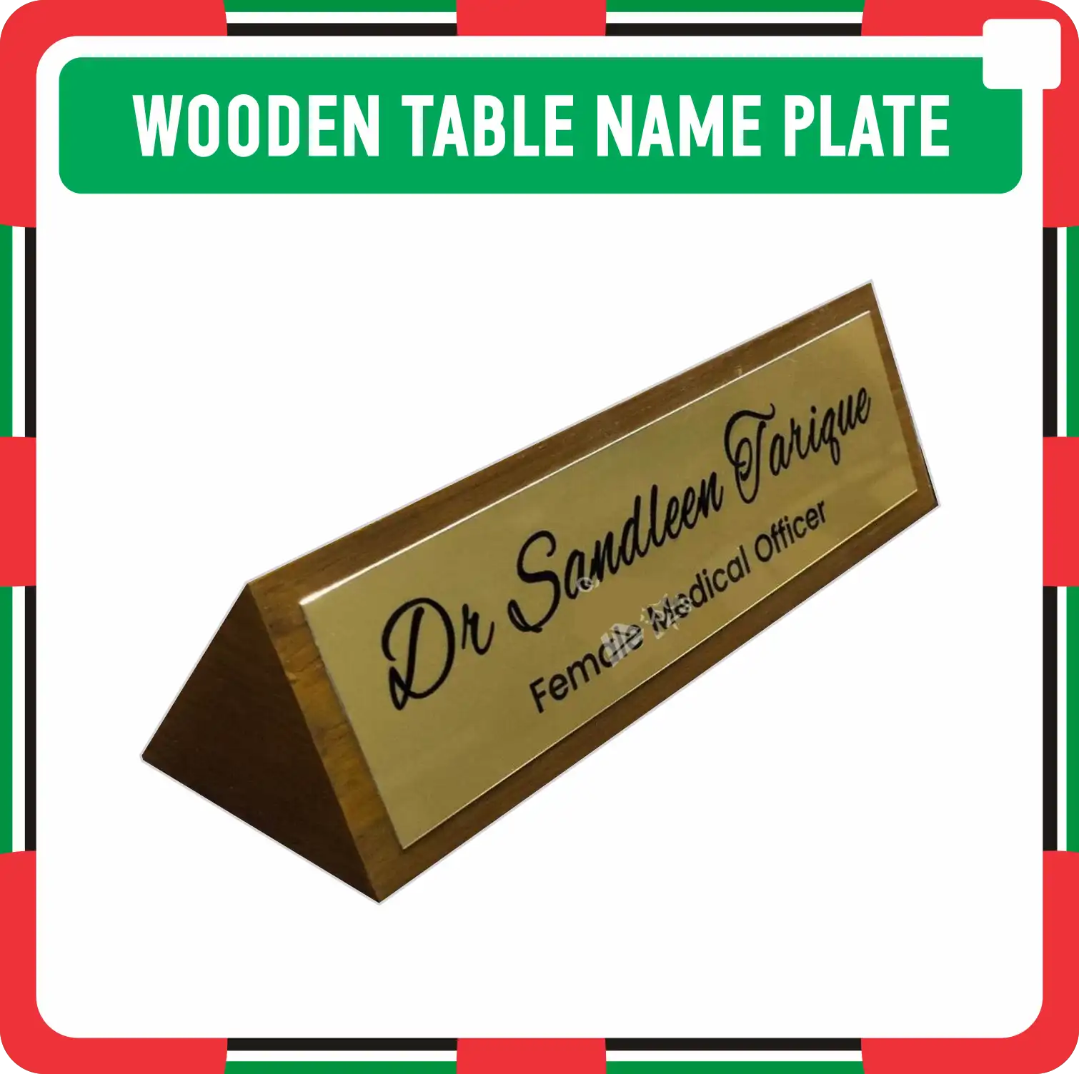 Wooden Table Name Plate Makers in Dubai | Wood Table Name Plate Near Me